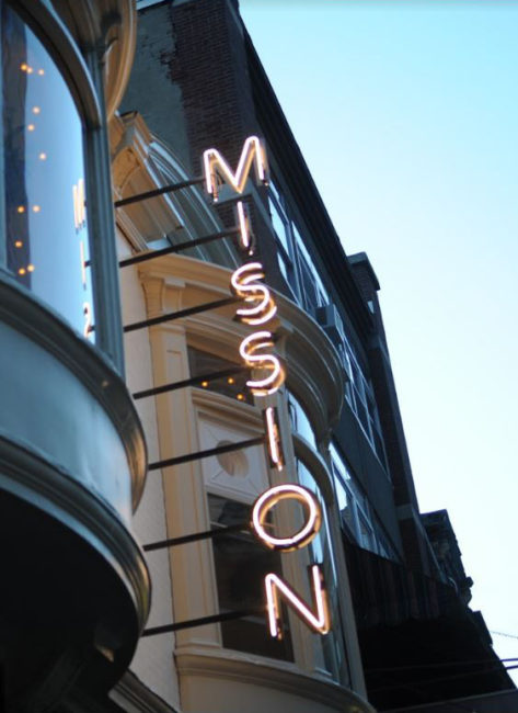 Mission Exterior Sign SM - Sky Neon Signs